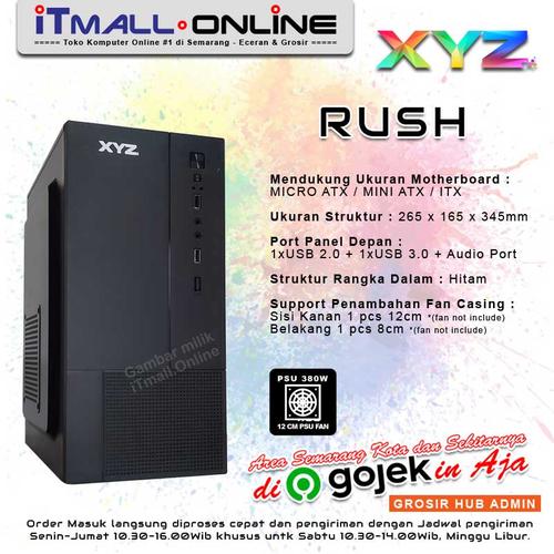 Jual Case casing komputer kantor rakitan murah Hose XYZ Rush Casing PC ...