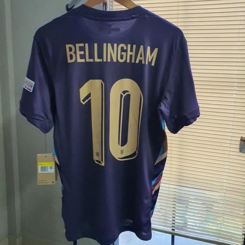 Jual Jude Bellingham #10 England Away Euro 2024 Timnas Inggris Seragam ...