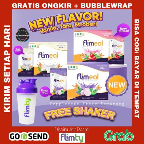 Jual FLIMEAL 1 BOX MEAL REPLACEMENT DIET SEREAL CEREAL SACHET BY FLIMTY ...