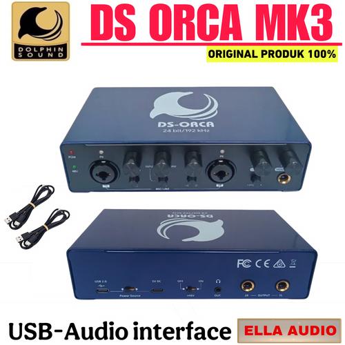 Jual Dolphin Sound Ds Orca MK3 Audio Interface 2-Channel Soundcard ...