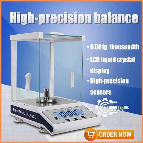 Jual timbangan analytical balance 0,001g 1mg neraca analitik timbangan ...