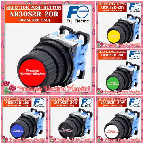 Jual Pushbutton Selector Switch Diameter 30mm AR30S2R-20B FUJI ELECTRIC ...