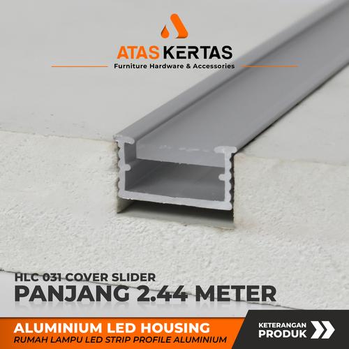 Jual cover rumah lampu led strip housing 244cm Tutup Slider - kap ...