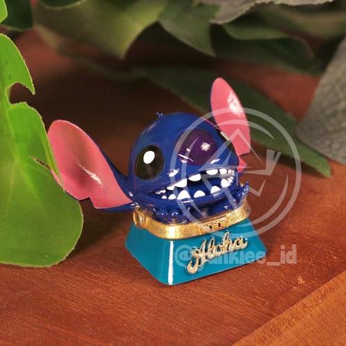 Jual Stitch keycap disney artisan keycaps experimental 626 cartoon cute ...