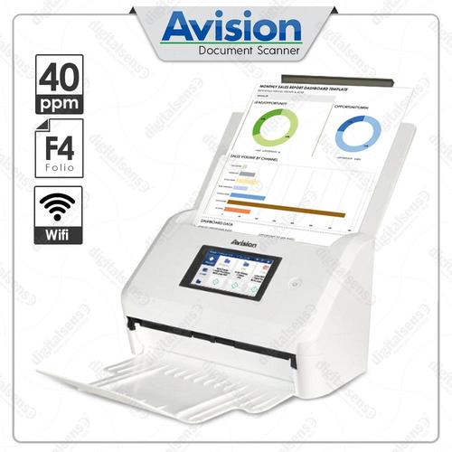 Promo Scanner Avision AN335WL-Network-Wifi-A4/F4/Folio/Legal-40 Lembar ...