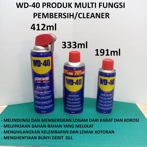 Jual WD40 / WD-40 /WD 40 CAIRAN PELUMAS ANTI KARAT 412ml 333ml 191ml ... Jual WD40 / WD-40 /WD 40 CAIRAN PELUMAS ANTI KARAT 412ml 333ml 191ml ...