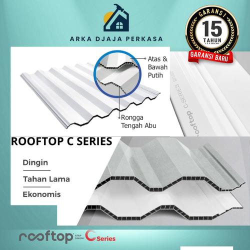 Jual Atap Dingin Rooftop uPVC C Series - Bawah Putih - Kota Surabaya ...