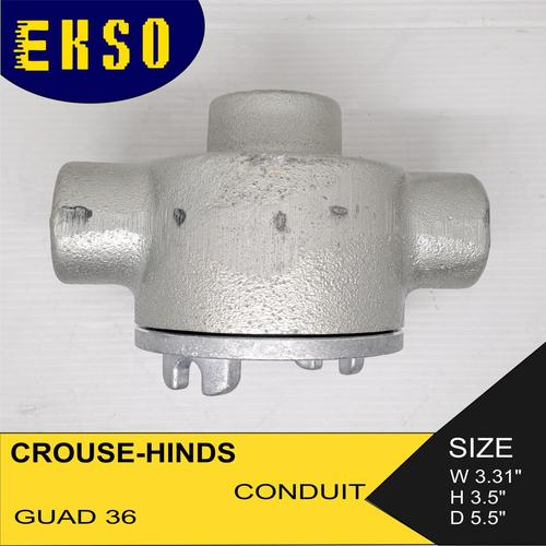 Jual CROUSE-HINDS, GUAD36 CONDULET GUA CONDUIT OUTLET BOX WITH COVER ...