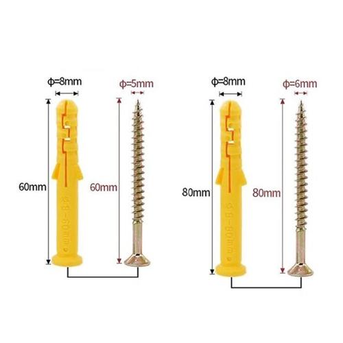 Jual 50 Set Vischer Set Piser Set Skrup Angkur Baut Set Sekrup Dinding ...