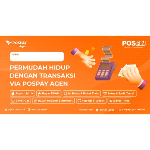 Jual Spanduk Banner Pospay Agen / POSFIN - Kota Bandung - PT Pos ...