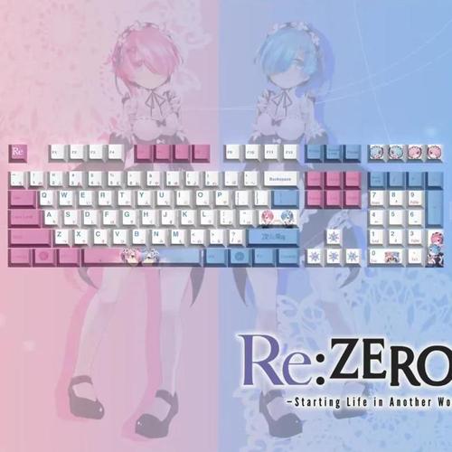 Jual 140 keys Japan Anime Theme Mechanical Keyboard PBT DYE-SUB Keycaps ...