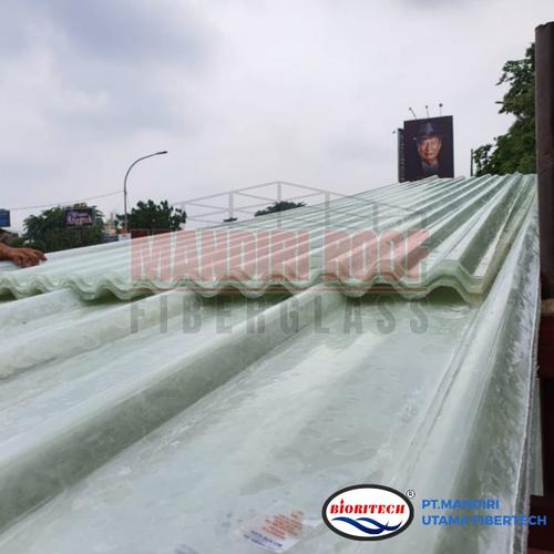 Jual Atap Fiberglass FRP / Rooflight Fibreglass / Roof Atap penerang / Seng gelombang Fiber ...