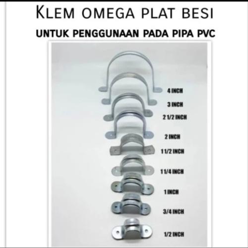 Jual Klem untuk Pipa PVC 1 inch / 1.5 / 2 inch / 2.5 / 3 / 4 inch Klem ...