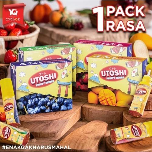 Jual Utoshi Strawberry Fruity Series Pods Friendly Pack 4x15ML ...