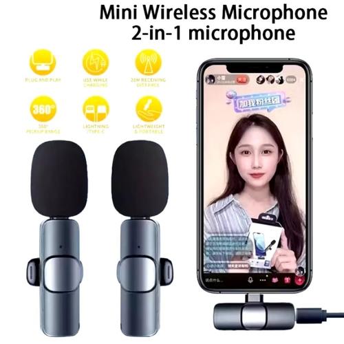 Jual Microphone Wireless Mic Clip On YouTube Wireless USB / Mic ...