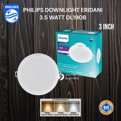 Jual Lampu PHILIPS Downlight Eridani LED3 3.5W D80 3" Led Philips ...