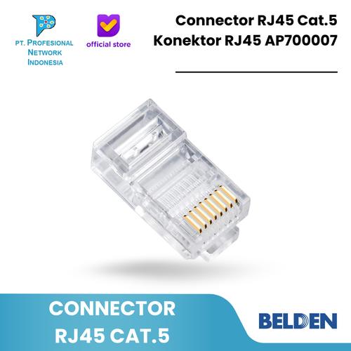 Jual BELDEN Connector RJ45 Cat.5 (Konektor RJ45 AP700007) ECERAN ...