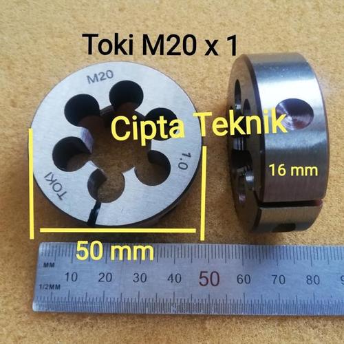 Jual Snei Toki M20 x 1 Round Dies M20x1 Senai Senei Ulir Baut Snay Sney ...