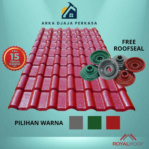 Jual Atap Genteng Royal Roof uPVC - Jumbo Merah - Kota Surabaya - Arka Djaja Perkasa | Tokopedia