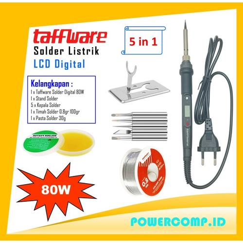 Jual TAFFWARE Solderan Timah 1 Set Ori! Paket Lengkap! Soldering Iron ...