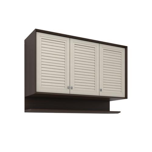 Jual Lemari Gantung 3 Pintu + Rak Bumbu | Lemari Piring 3 Pintu Panel ...