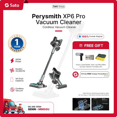 Jual PerySmith XP6 Pro Cordless Vacuum Cleaner Portable Penyedot Debu ...