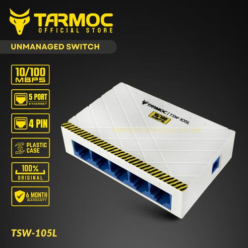 Jual Tarmoc TSW-105L | Switch Unmanage 5 Port 10/100Mbps Plastic Case - Jakarta Utara - Tarmoc ...