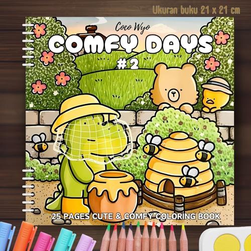 Jual "COCO WYO COMFY DAYS #2", Cute & Comfort Coloring Book for Kids ...