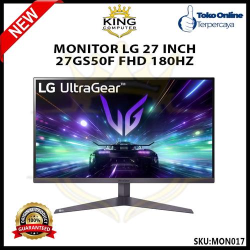 Jual MONITOR LG 27 Inch UltraGear 27GS50F 27" FHD VA Gaming Monitor 180Hz - Kab. Bogor - KING ...