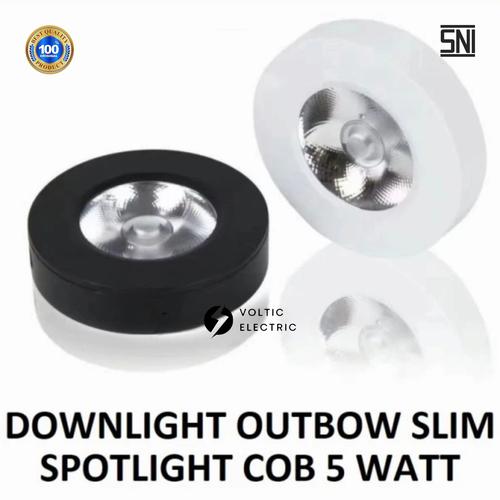 Jual Lampu Downlight LED OUTBOW 5W Spot 5 W watt Mini Slim Outbow ...