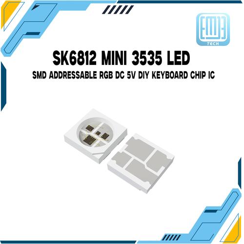 Jual SK6812 mini 3535 LED SMD Addressable RGB DC 5V DIY Keyboard Chip ...