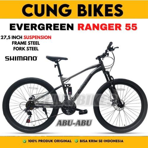 Jual Sepeda Gunung MTB Evergreen Ranger R50 Full Suspension ukuran 26 ...