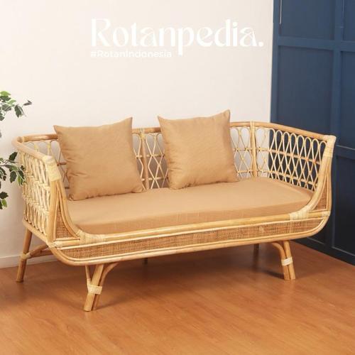 Jual (Luar Jawa) Sofa Banch Rotan Minimalis 3 Seater / Sofa Tamu ...