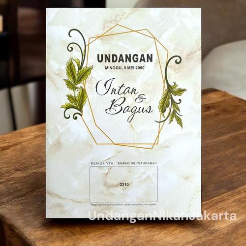Jual Blangko Undangan Kosong Pernikahan Erba Kartu BLANKO Simple 2210 ...