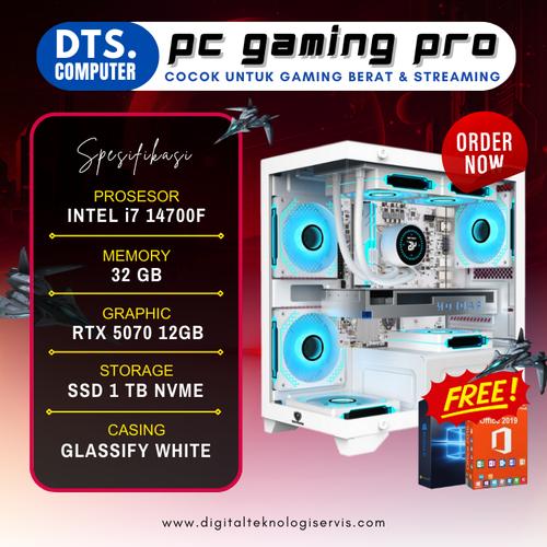 Jual PC Gaming | Intel i7 14700F | RTX 5070 12GB GDDR7 | 1TB NVME ...