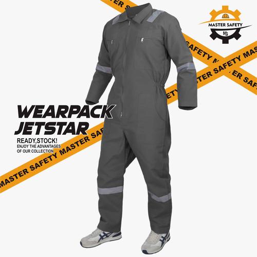 Jual Wearpack safety lengan panjang seragam kerja memakai scotlight - wearpack kerja pabrik ...