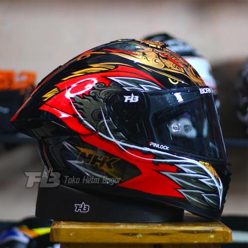 Jual NHK HELM MARK-1 SPECIAL EDITION | BALINESE GARUDA | SINGLE VISOR ...