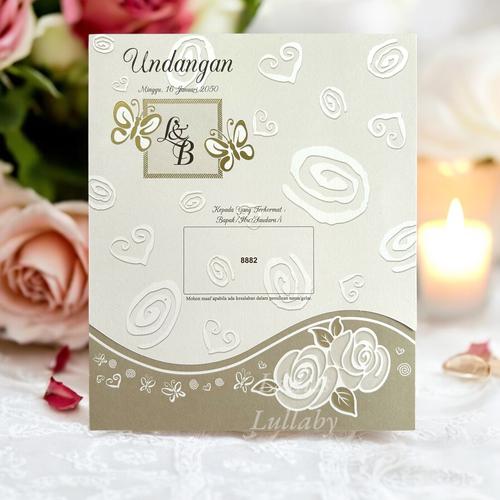 Jual Blangko Undangan Kosong Pernikahan Erba Kartu BLANKO Simple 8882 ...