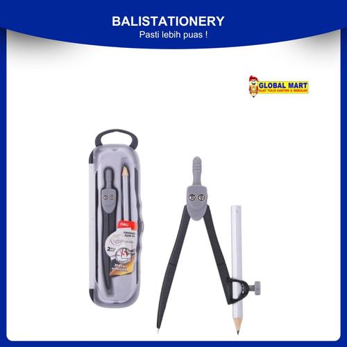 Jual Jangka Deli EG20804 Kompas Logam – silver metal Teknik Presisi 2B ...