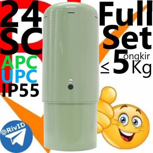 Jual Pedestal ODP 16 24 core SC APC UPC Lengkap FAT Splitter 16c ...