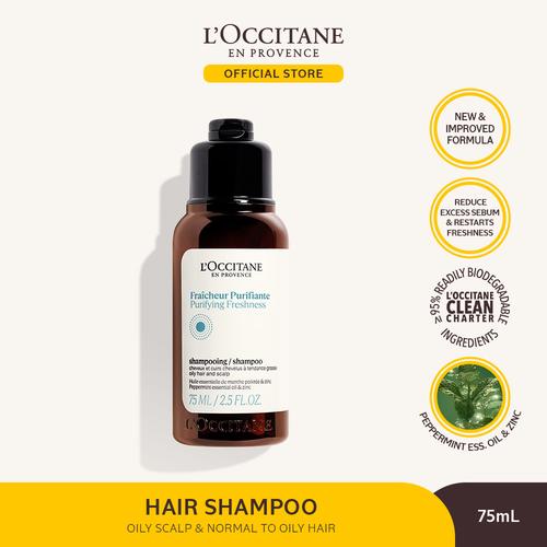 Jual L'Occitane Purifying Freshness Shampoo 75ml - Jakarta Pusat - loccitaneid | Tokopedia