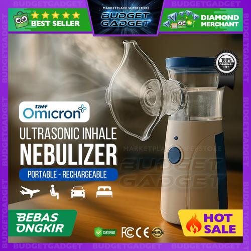 Jual TaffOmicron Alat Terapi Pernapasan Inhaler Nebulizer Uap Batuk ...