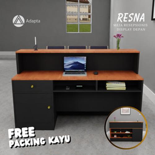 Promo Adapta - Meja Front Office Lapisan HPL - Meja Resepsionis dengan ...