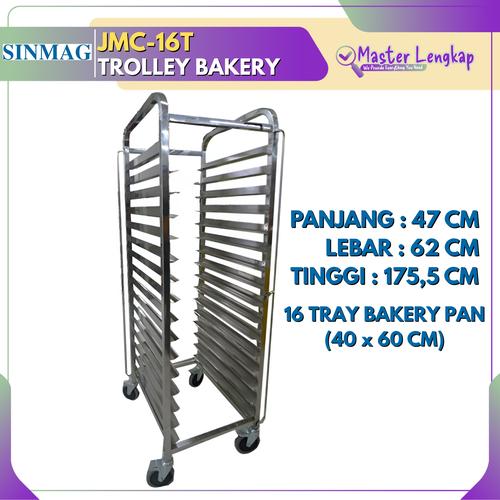 Jual SINMAG BAKERY TROLLEY 16 TRAY / SINMAG TROLI ROTI 16 LOYANG JMC ...