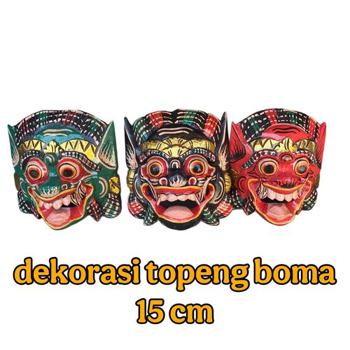 Jual Dekorasi Topeng Boma 15 cm - Topeng boma Bali - Topeng Boma Kayu ...