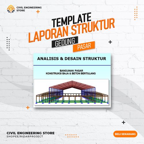 Jual TEMPLATE LAPORAN STRUKTUR GEDUNG PASAR - Kab. Pandeglang - CIVIL ...