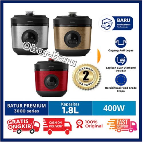 Promo PHILIPS Rice Cooker / Magic Com Stainless Batur Premium 1.8L ...