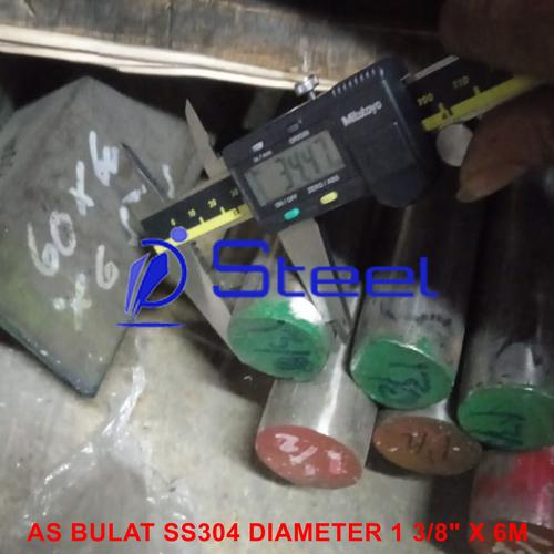 Jual AS BULAT SS304 DIAMETER 1 3/8" X 6M | Besi As Stainless | Round ...
