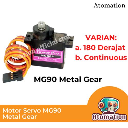 Jual Motor Servo Tower Pro Micro MG90 MG-90 9g 180 Derajat atau ...