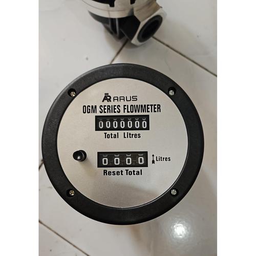 Jual Oval Gear Flow Meter (OGM) Merk Arus 1 Inch 25mm Flow Meter Solar ...